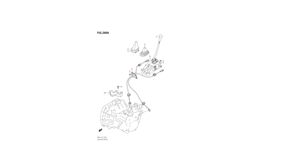 sebváltókar váltókar kulissza Suzuki Ignis, Wagon-R, 28101-86G00 ...